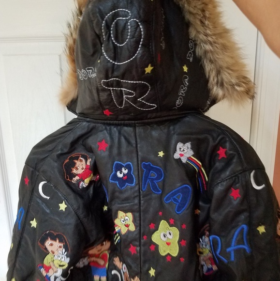 Dora The Explora | Jackets & Coats | Genuine Fur Lined Hooded Dora ...